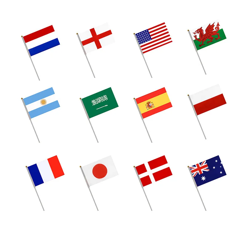 200 Countries Hand Wave National Flags For Sports Events Flags ...
