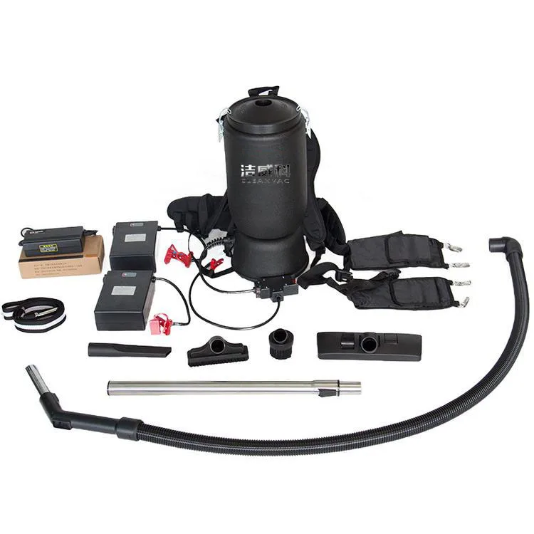 Cleanvac Lithium Battery Powered & Cable Type Backpack Vacuum Cleaner ...