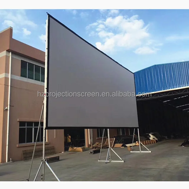 150 Inch Portable Foldable Projector Screen Outdoor Movie Easy Setup ...