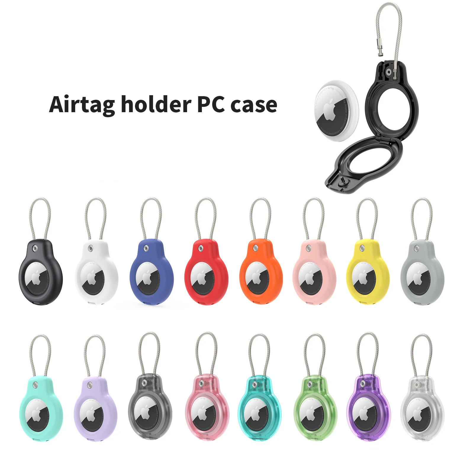 High Quality Airtag Accessories Protective Cases Hard Pc Rohs Case For ...