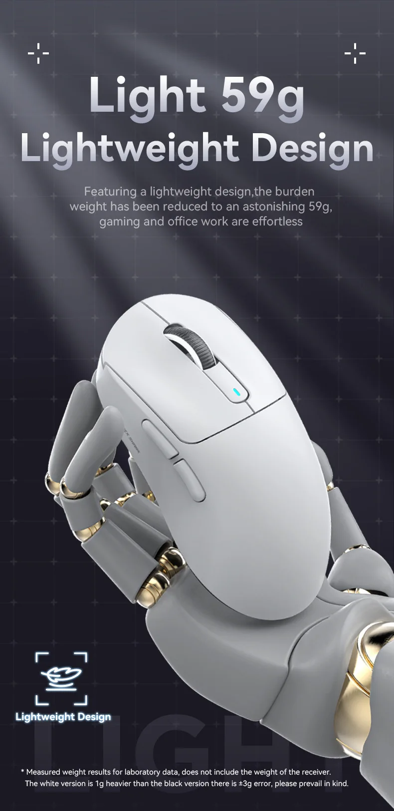 Attack Shark X3 Pro 4K Gaming Mouse - Precision & Comfort