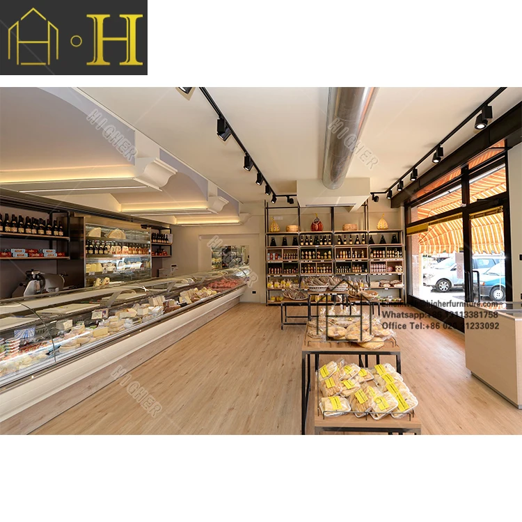 Glass Counter Coffee Shop Design - Bakery Display Showcase