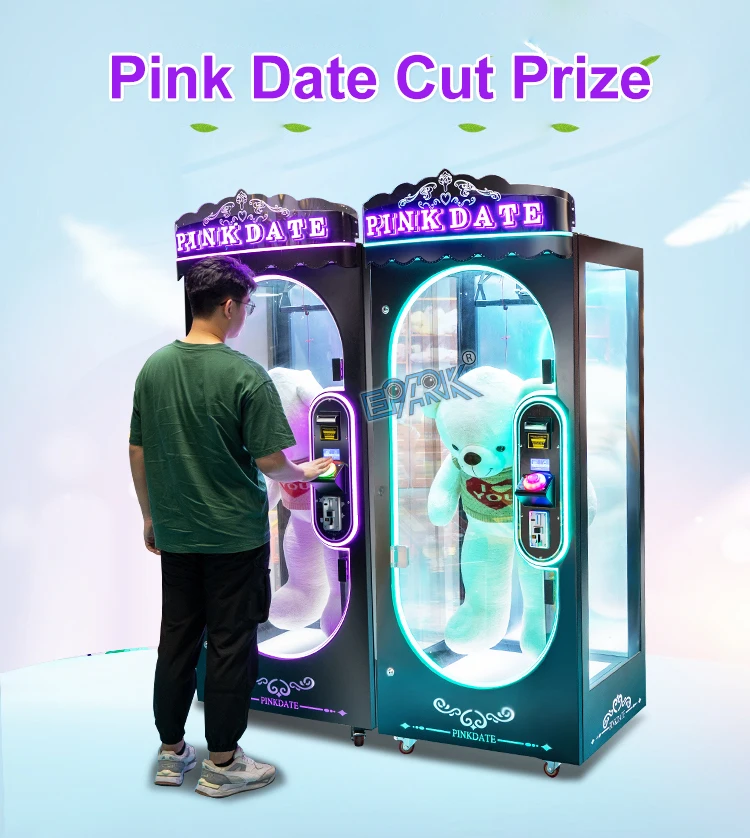 EPARK Amusement Park Coin Operated Scissors Pink Date