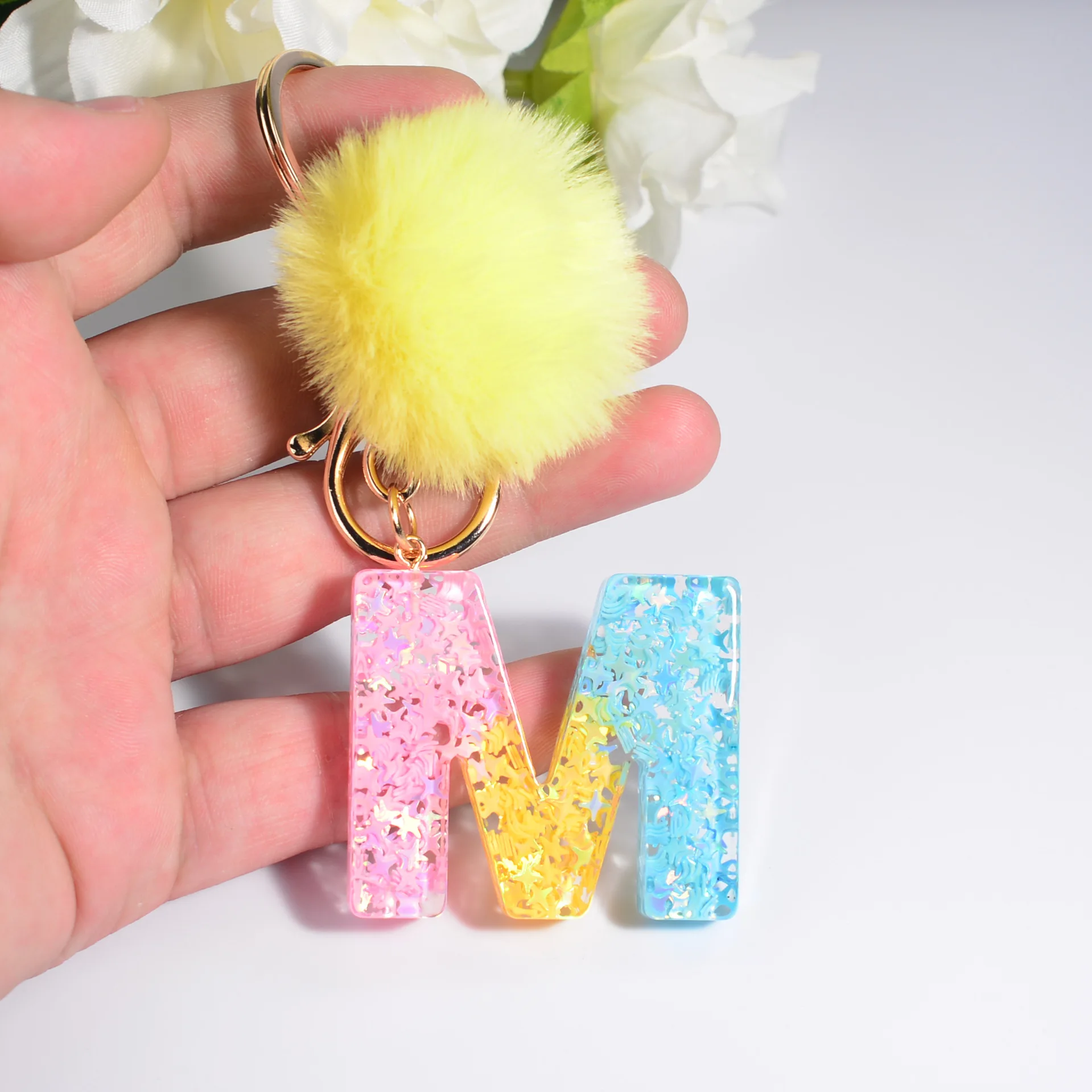 Shop Our Factory Price English Alphabet Crystal Key Chains