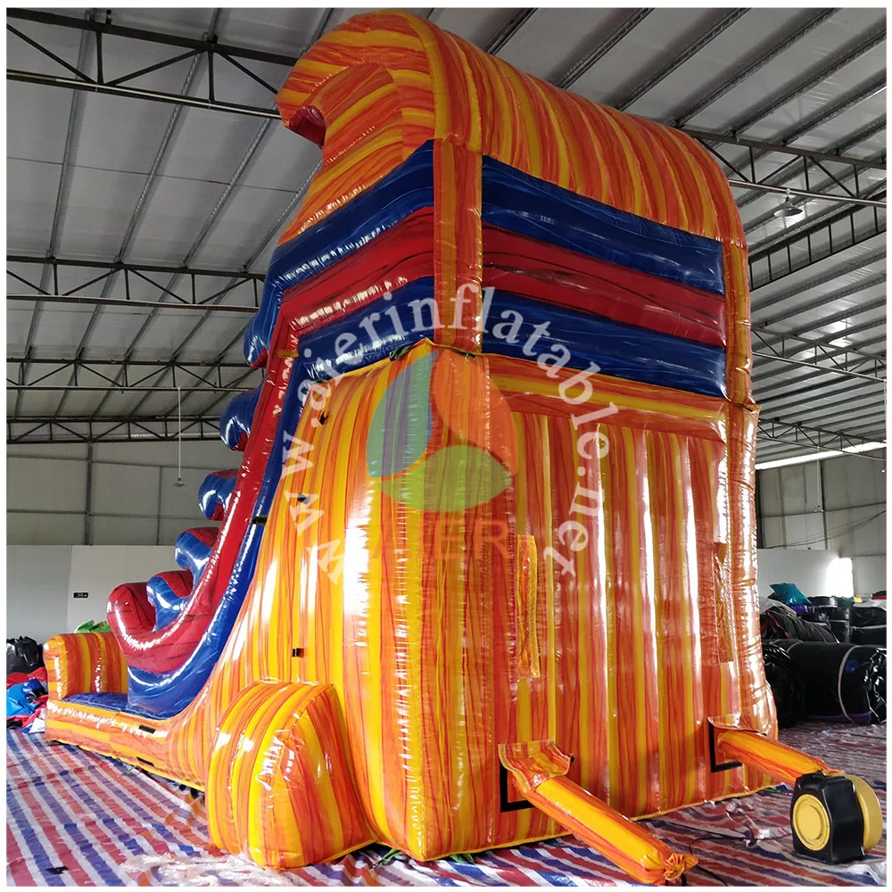 Commercial Indoor Playground Inflatable Game Children's Red And Yellow ...