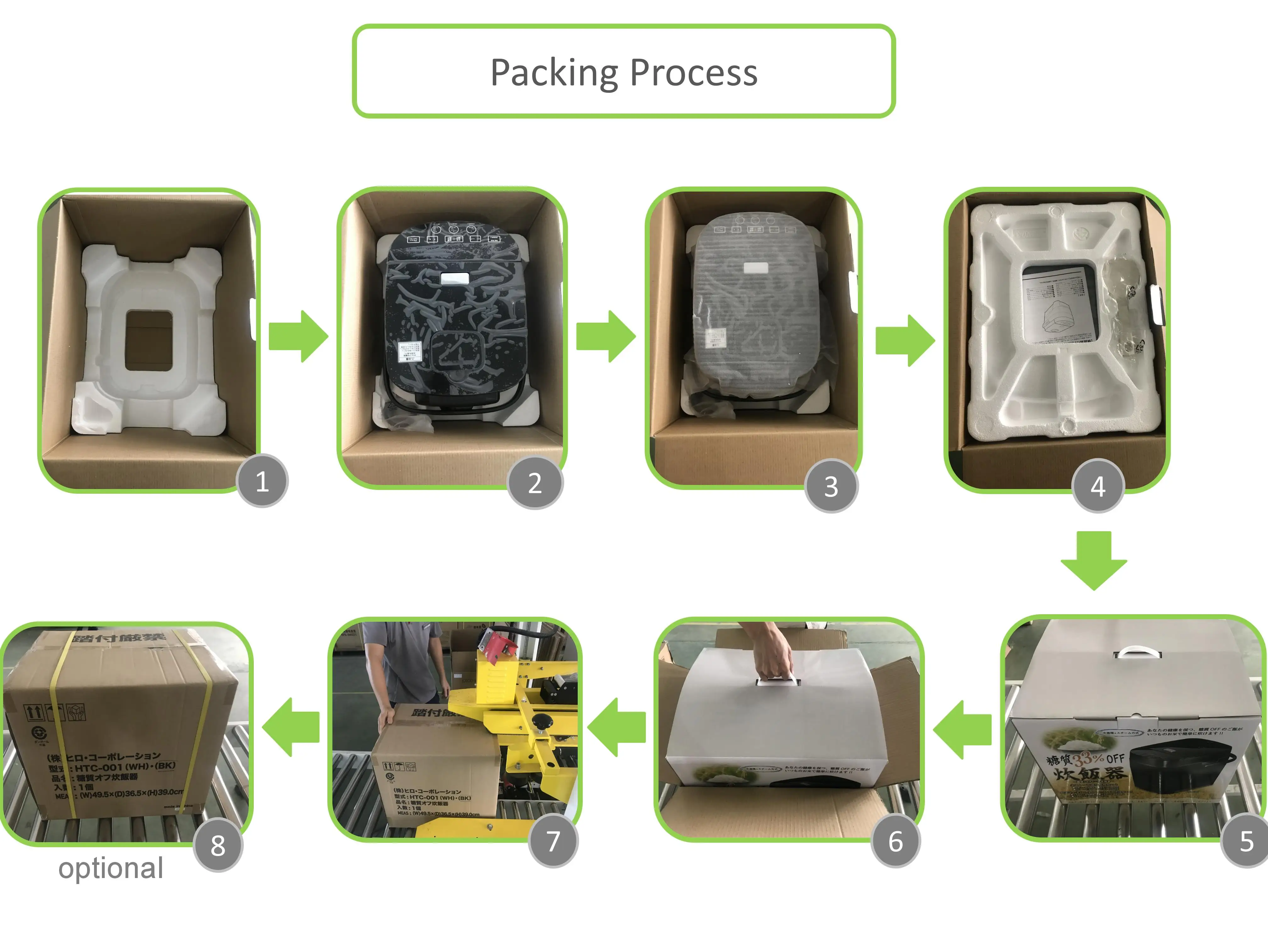 Square Slow Cooker Inner Pot Multi Function Luxurious Cooking Rice ...