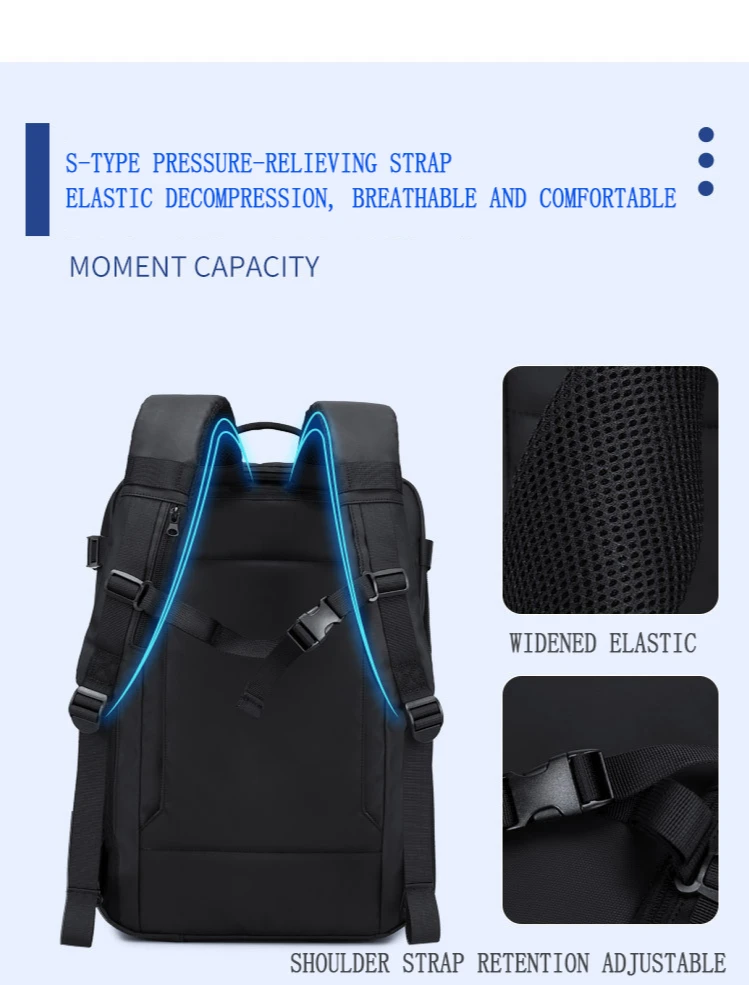 Multifunctional Backpack Men's Large Capacity Computer Business ...