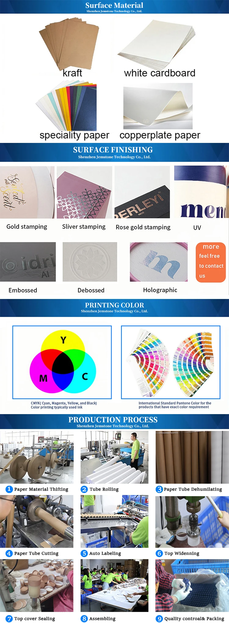 Eco-friendly Round Cylinder Cardboard Packaging Box for Gifts & Crafts, ODM