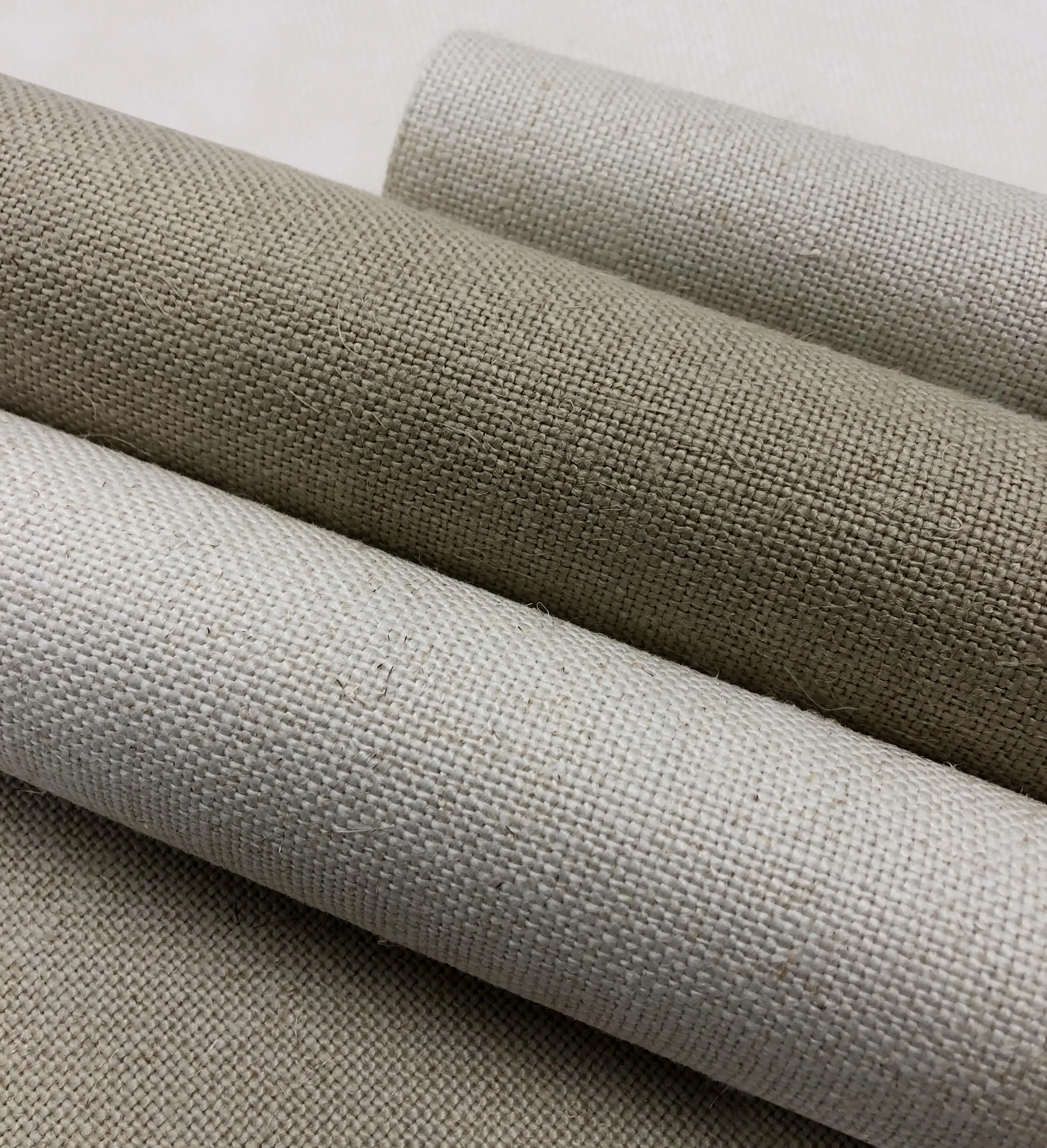 Fireproof Natural Woven Wallpaper - Linen Wood Cork Sisal