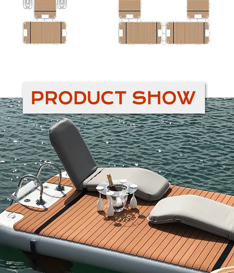 Custom Inflatable Floating Seabob Loading Dock Inflatable Jetski Dock ...