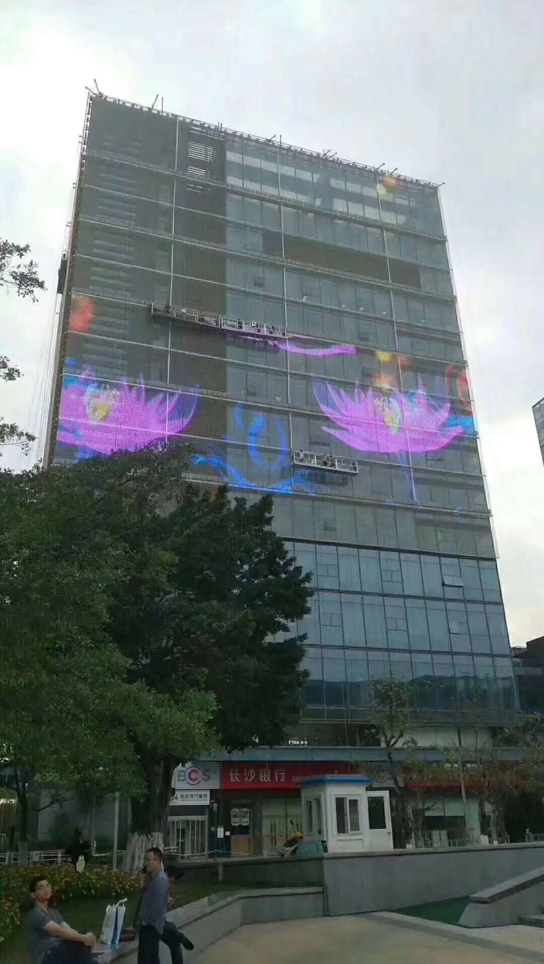Outdoor LED Mesh Video Display - Waterproof & Durable