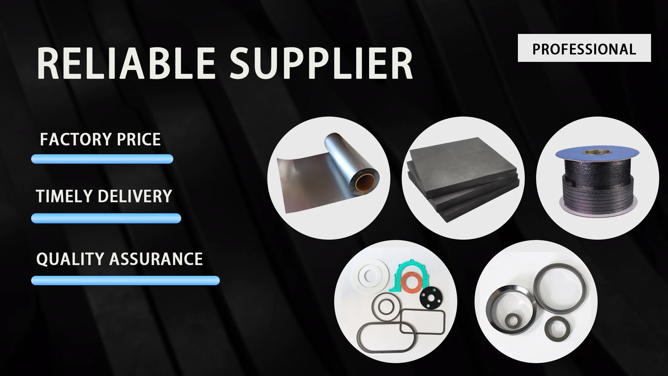 High Temperature Sealing Graphite Gland Packing Graphite Braided ...