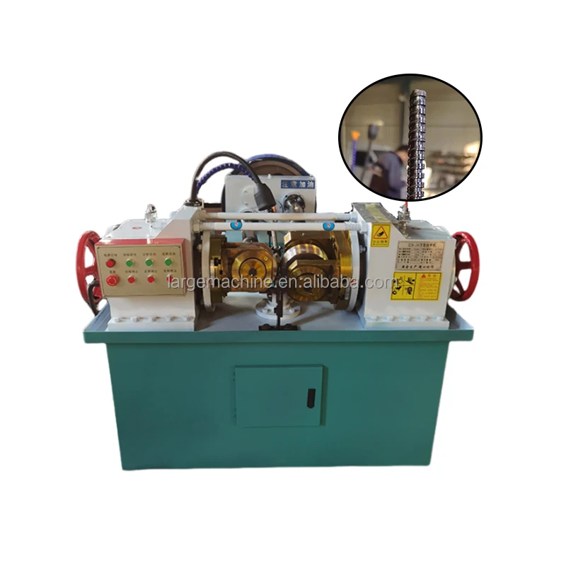 Reinforcing Bar Thread Rolling Machine Automatic Hydraulic Thread ...