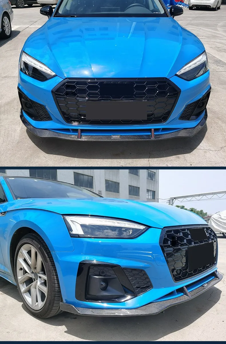 Auto Parts Car Front Bumper Lip For Audi A5 S Line 2021 2022 3-piece ...