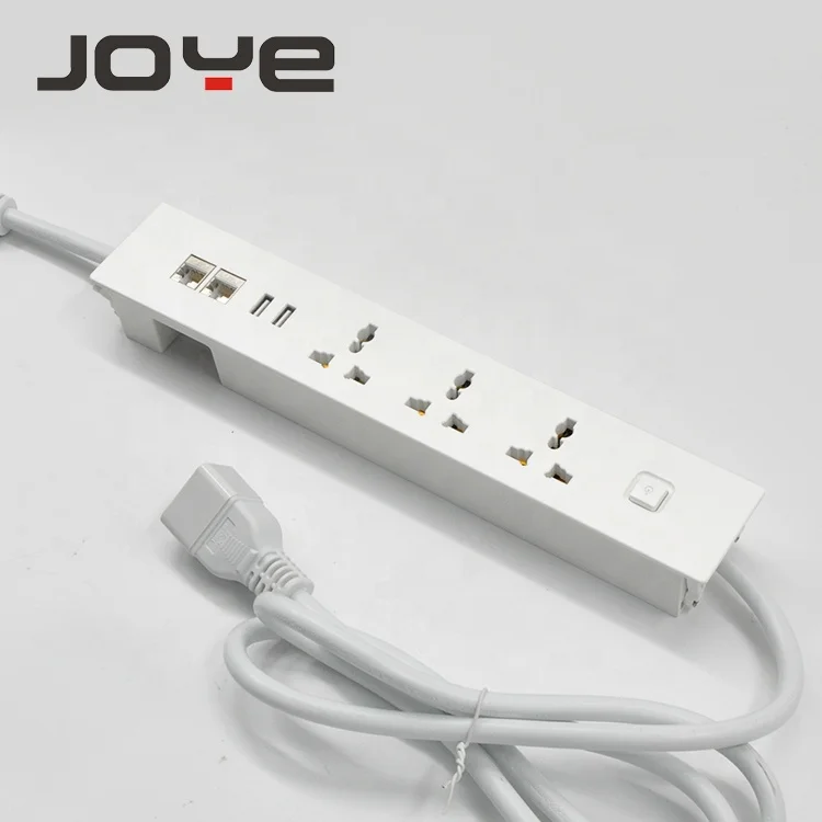 Universal Multiple Socket USB Switch IEC Power Strip Bar