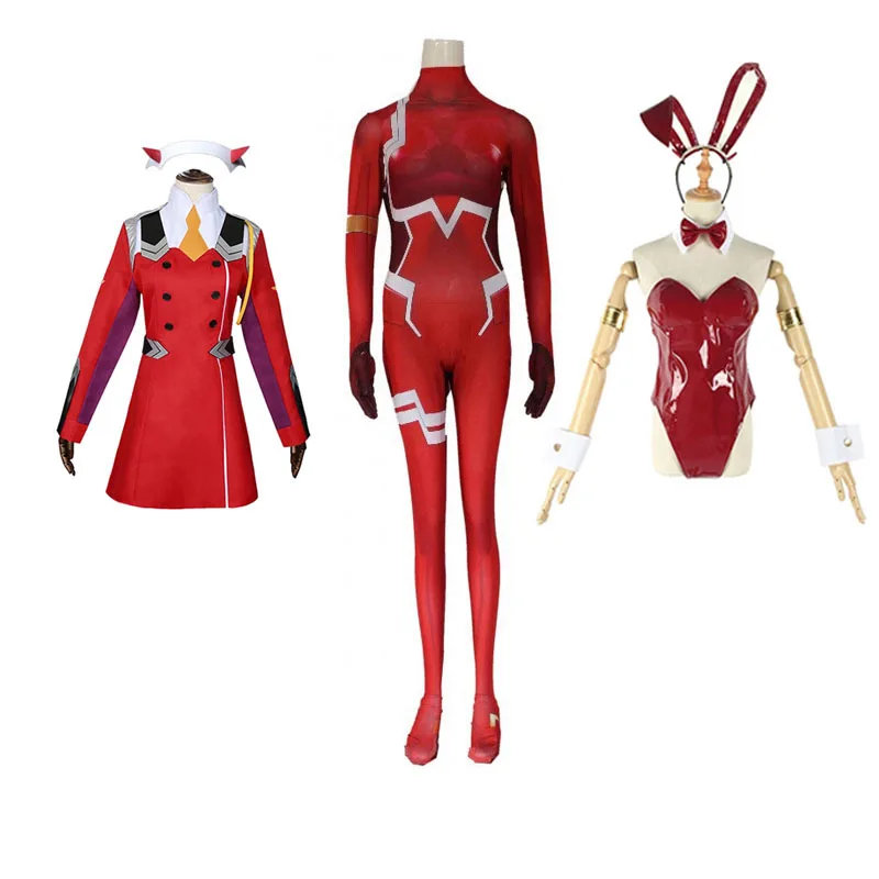 Anime DARLING in the FRANXX Cosplay Costume - Zero Two Bunny Girl