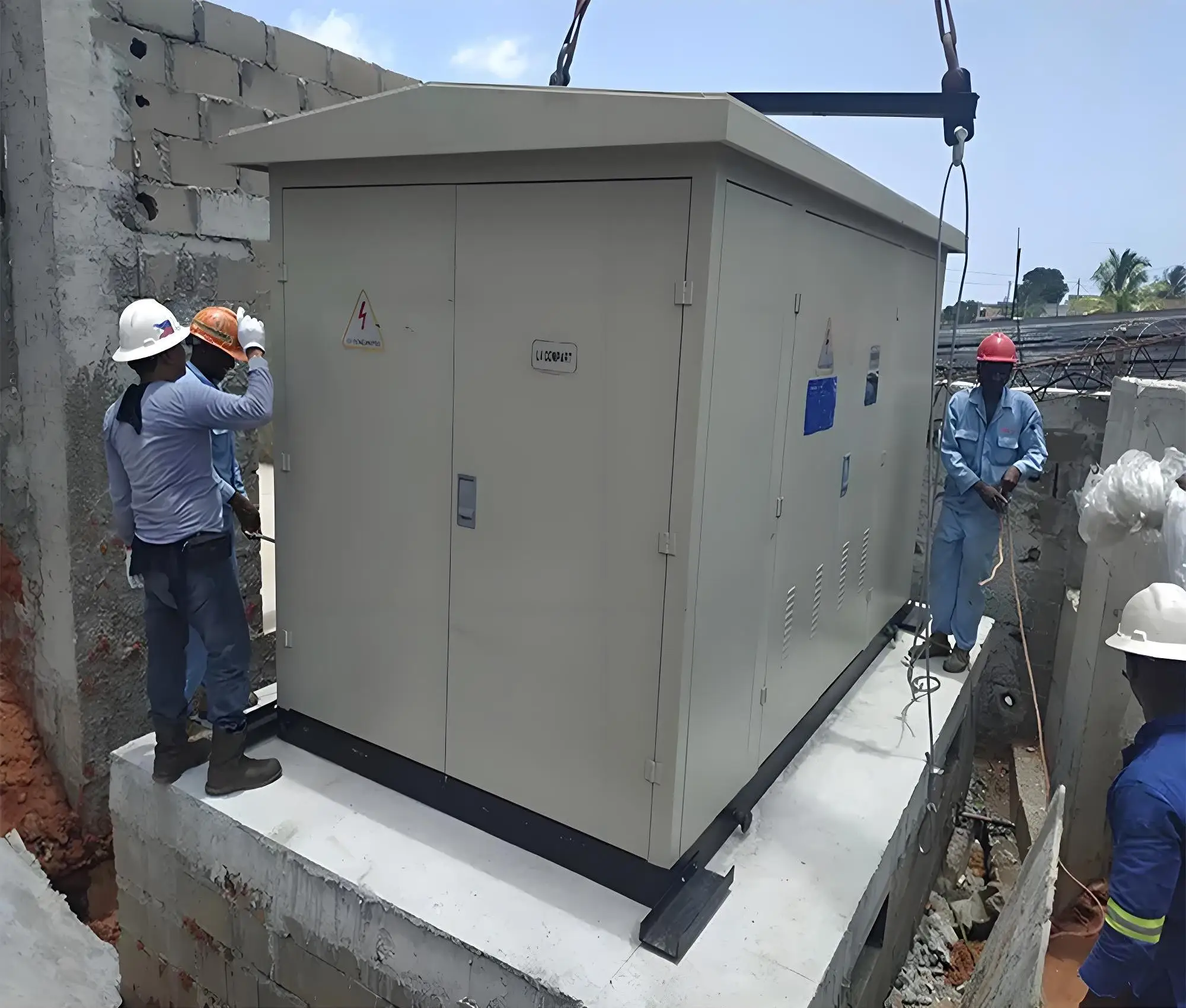 Outdoor 11KV 15KV 33KV Compact Substation 1000KVA 1500KVA 2500KVA Box ...