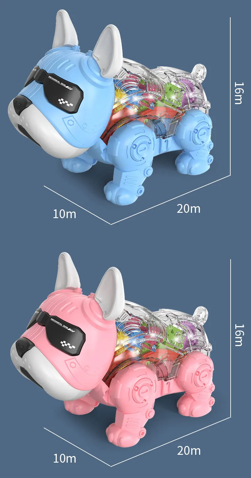 Mechanical Puppy Battery Operated Electronic Pet Dog Robot Puppy Best ...
