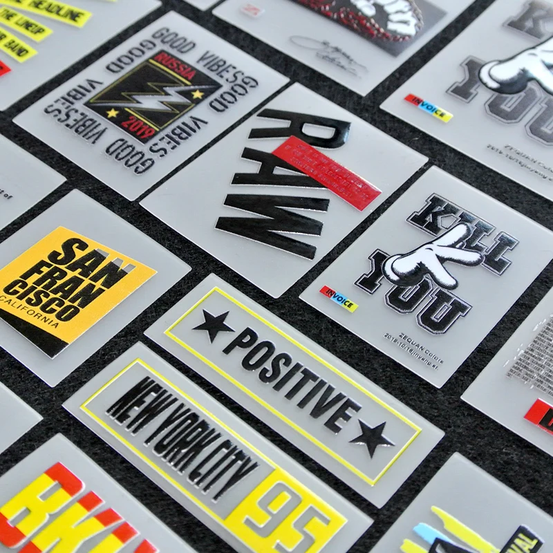 Pcv Translucent Print Label Clothing Patch Patch Fashion Patchwork ...