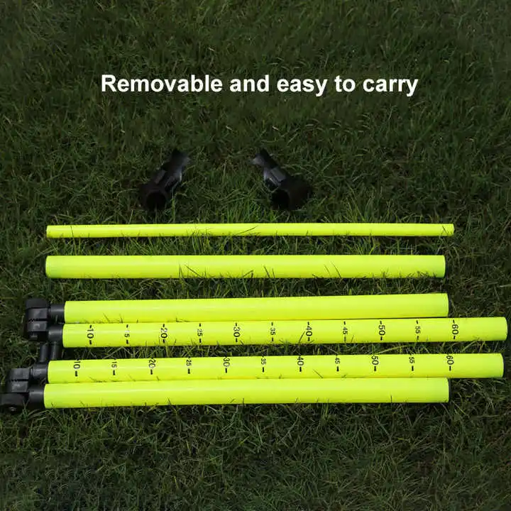 Football Training Equipment Agility Hurdles Outdoor Adjustable Foldable Soccer Hurdles Speed ...