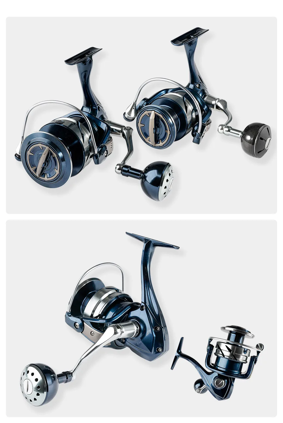 NOEBY SW Infinite Spinning Fishing Reel - 8000/10000 Series