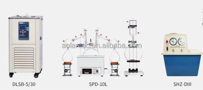 Lab Short Path Distillation Vacuum Rotovap Kits Unit Turnkey Chiller ...