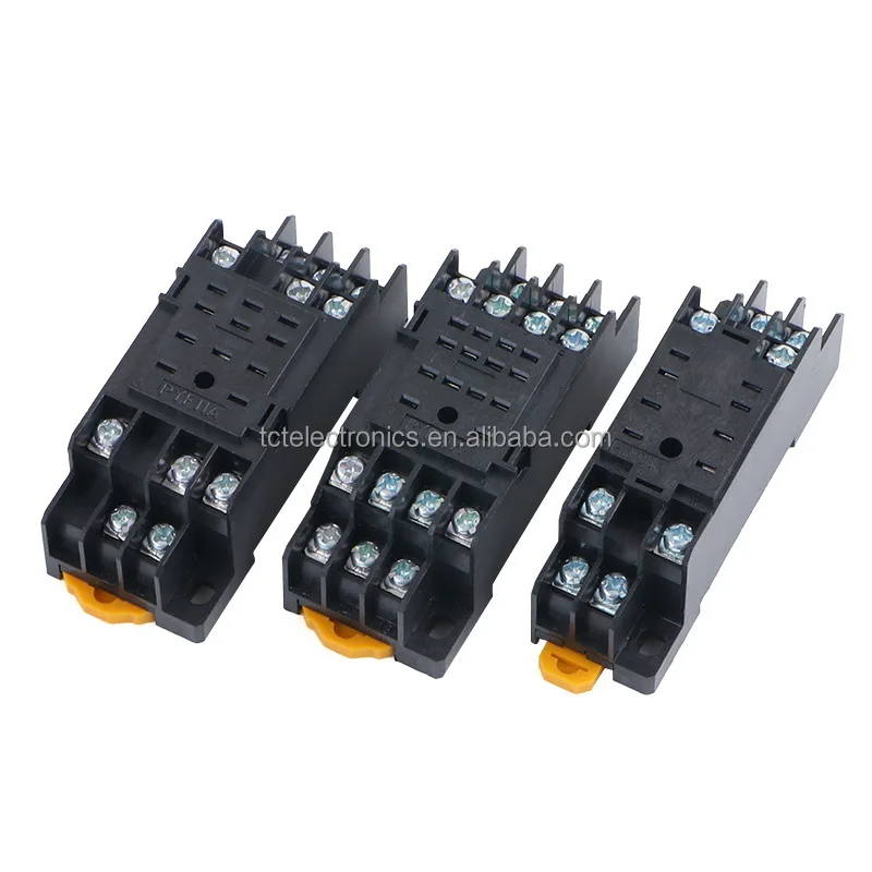 PYF14A Relay Socket - Reliable 14 Pin Relay Base