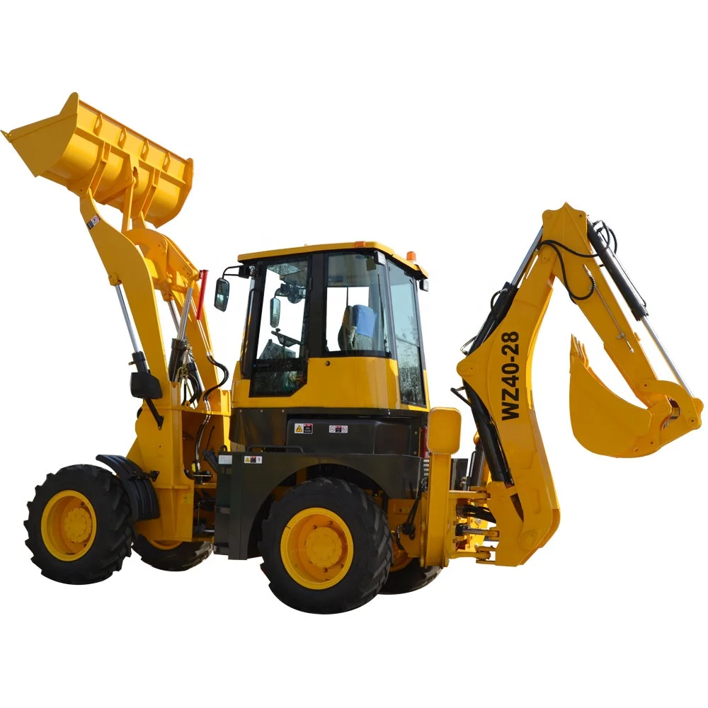 Heracles WZ40-28 big backhoe loader towable Bucket Capacity 1.5m³ ...