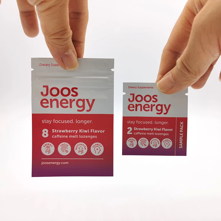 Supplement Sachet Plastic Bag Packaging - Versatile & Durable