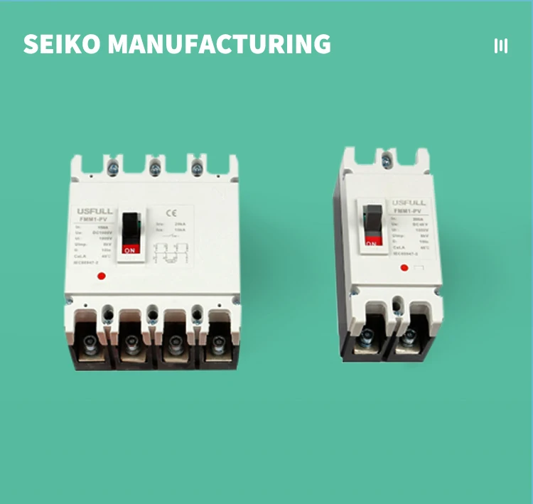 USFULL DC 300A MCCB Battery - Reliable 2P 4P Circuit Breaker