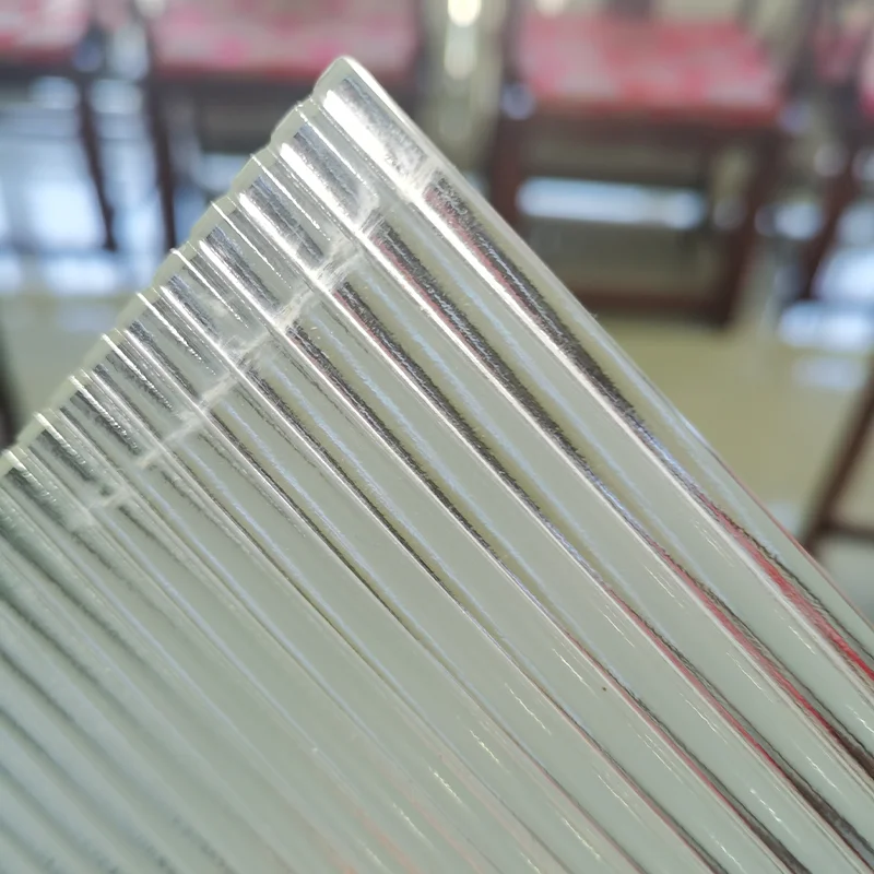 5mm 8mm 10mm Ribbed Glass Fluted Glass Fluted Glass Shower Panel - Buy ...