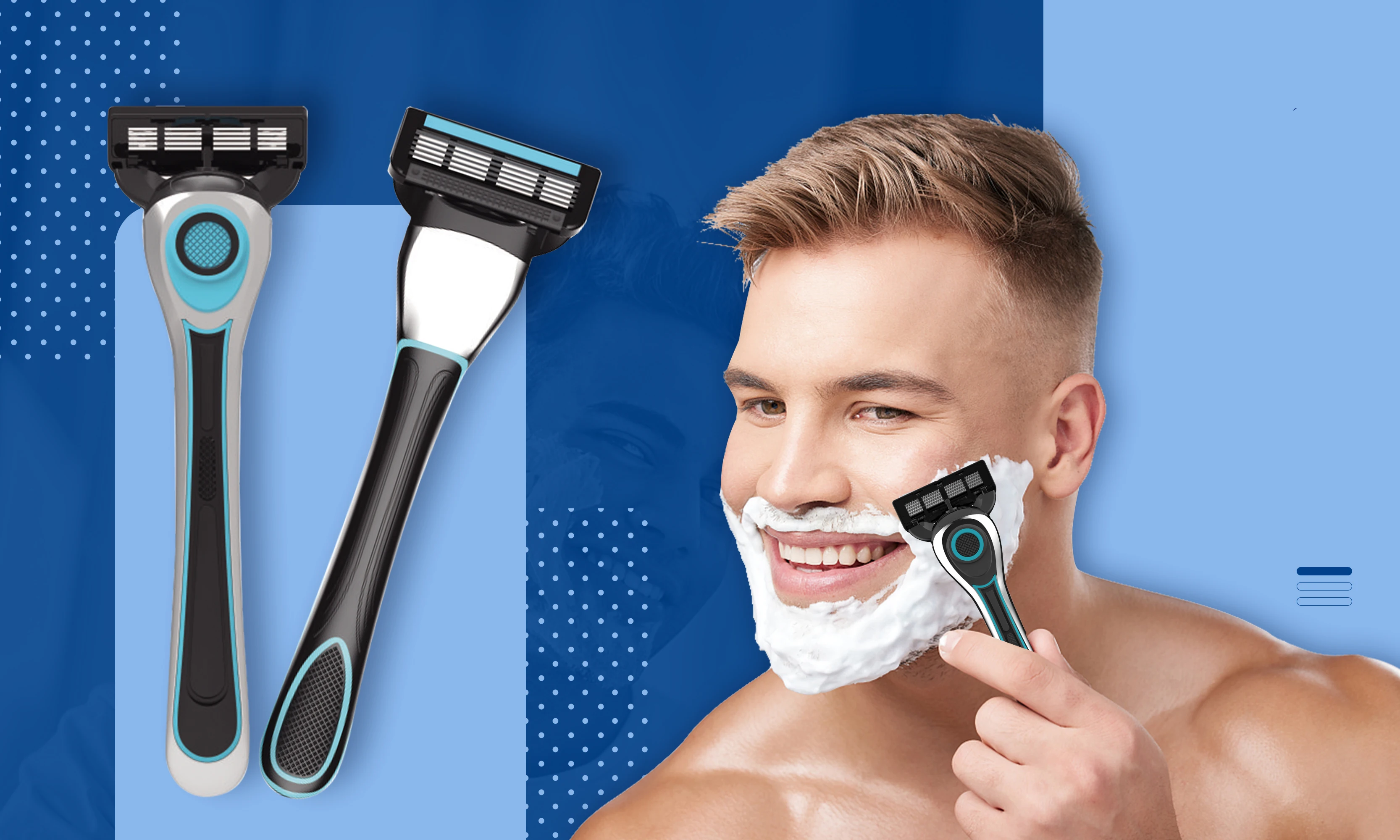 New Design Custom Manufacturer High Quality Safety Razor Men Shaving ...