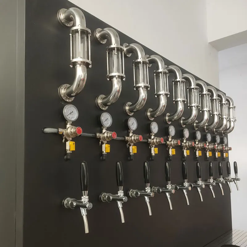 Stainless Steel Oem Black Color Movable Beer Tap Wall Beer Cooler With ...