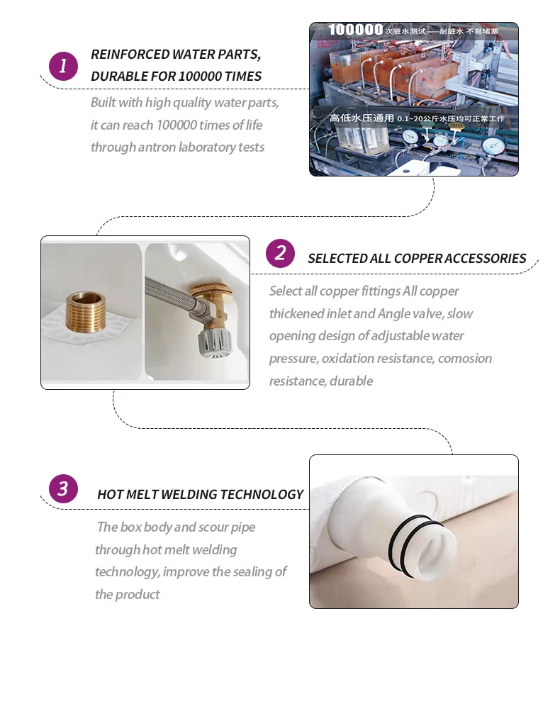 Dual Flush Concealed Cistern Toilet Tank P Trap Hidden Flush tank for ...