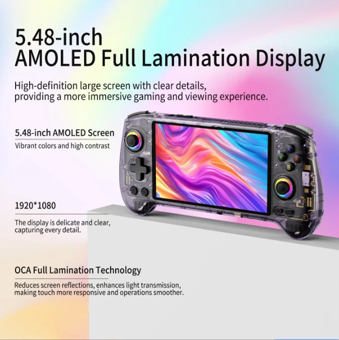 RG557 ANBERNIC 2025 Latest Touch Screen Handheld Game Console Wireless ...