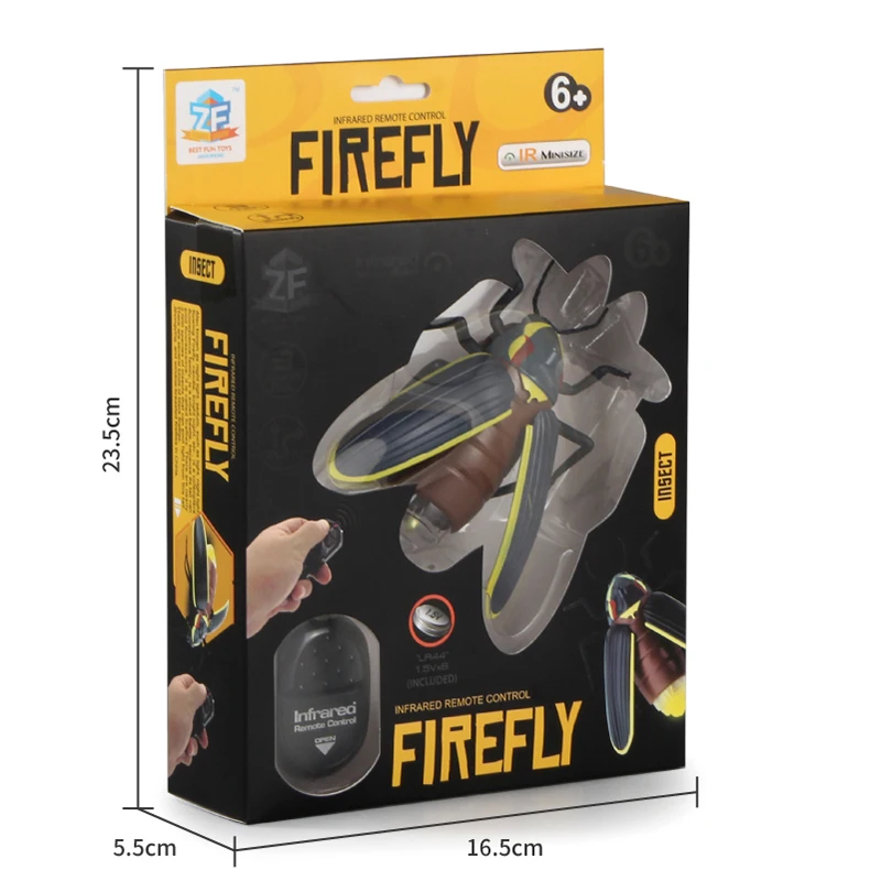 RC Animal Realistic Glowworm Remote Control Firefly Insect Vehicle Car ...