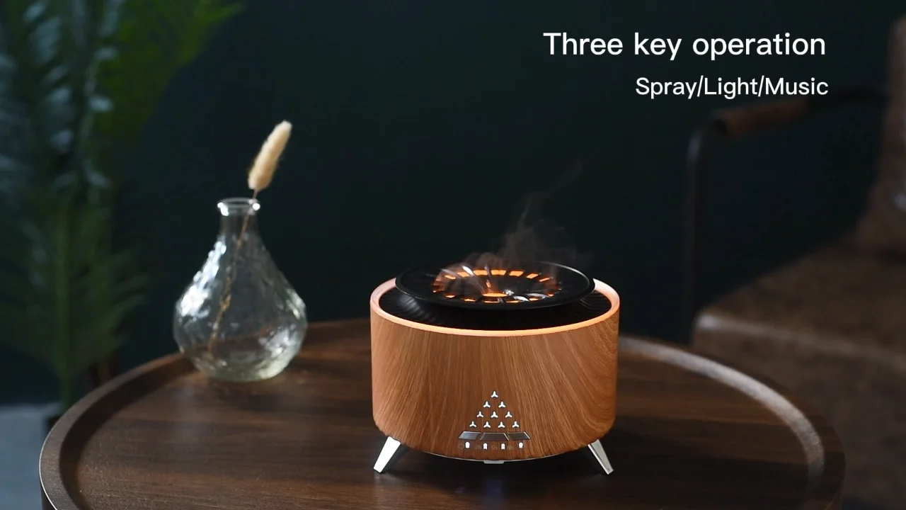 2023 New Jellyfish Spray Fire Humidifier Essential Oil Diffuser ...