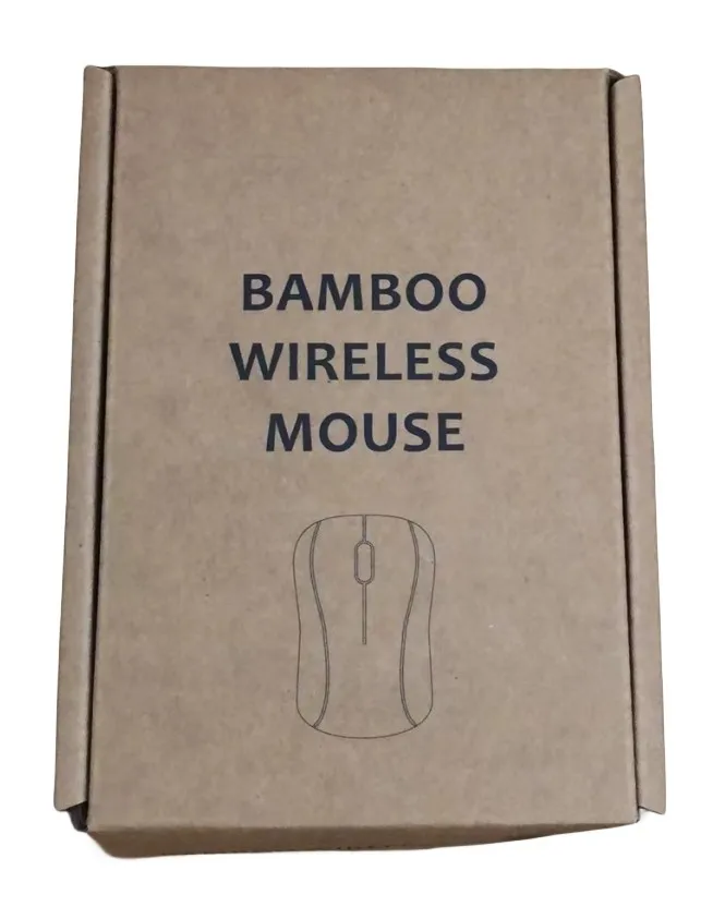 Best Selling Eco-friendly Natural Bamboo Wireless Mouse Promotional ...