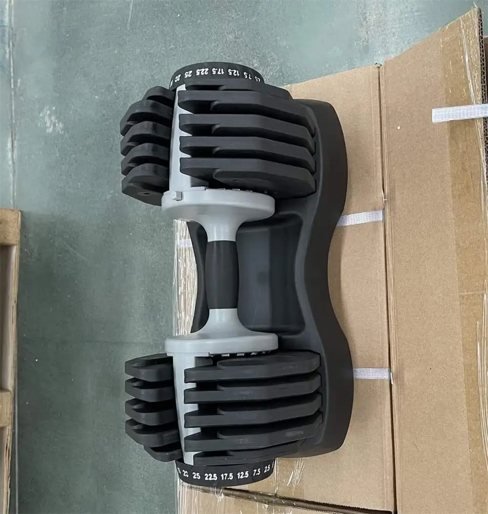 Adjustable Dumbbell Sets 10-25kg Multiweight Options Weighted Dumbbell ...