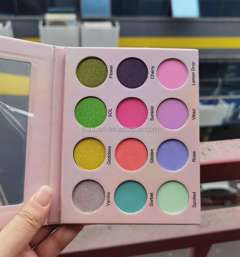 Cream Waterproof Private Label Eyeshadow Palette With Logo Highly ...