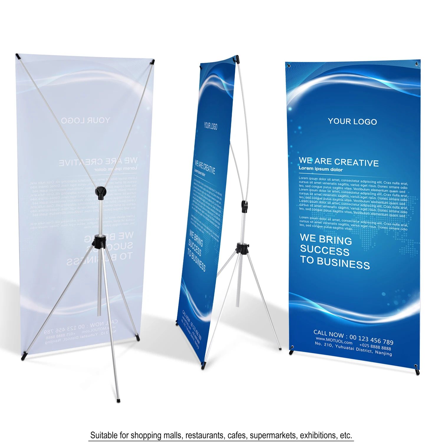 Tripod Banner Stand X Reinforced Block,Adjustable Banner Holder From ...