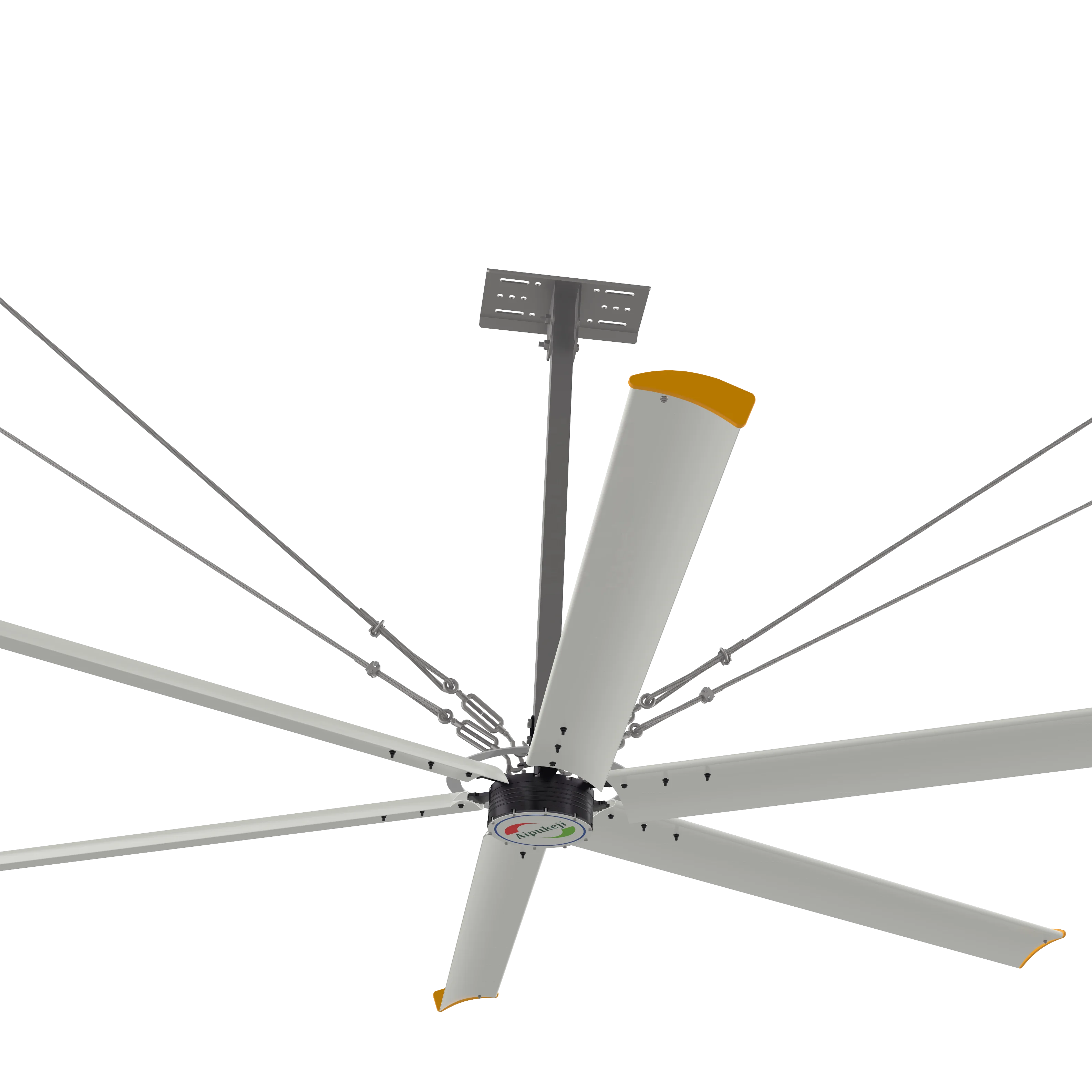 18ft HVLS Industrial Ceiling Fan with PMSM Motor & OEM Support