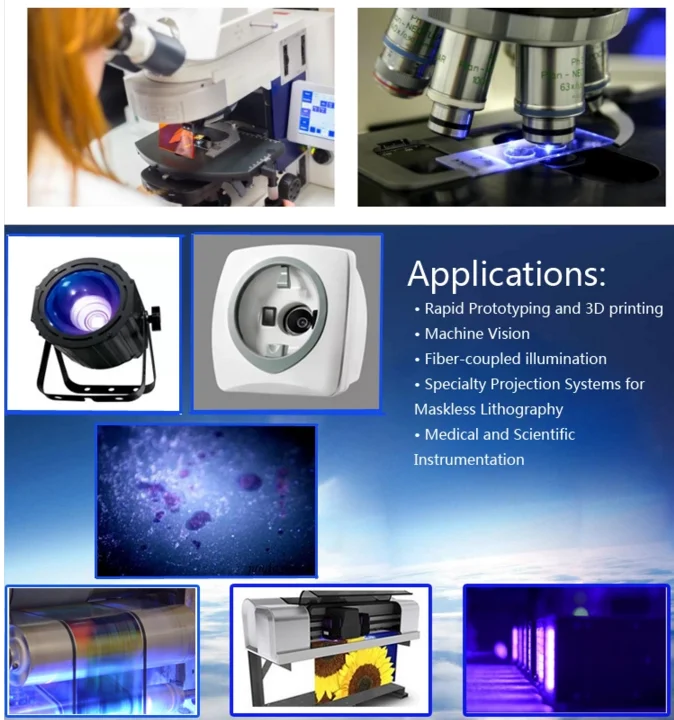 300nm 290nm 293nm 295nm Uvb Led Flash Light for Therapy Lamp Vitamin D