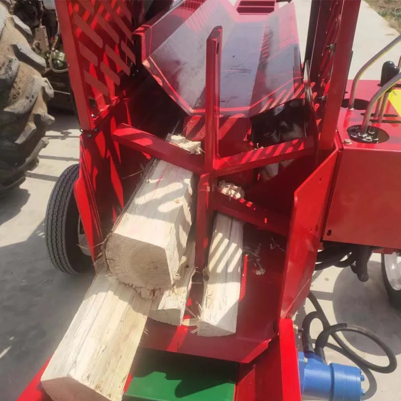 35 Ton PTO Firewood Processor - Efficient Log Splitting