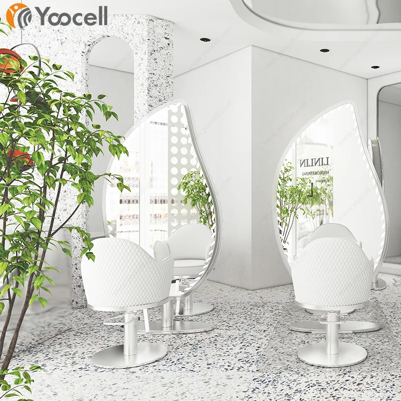 Yoocell New Design Beauty Salon Furniture Adjustable Salon Chair Barber ...