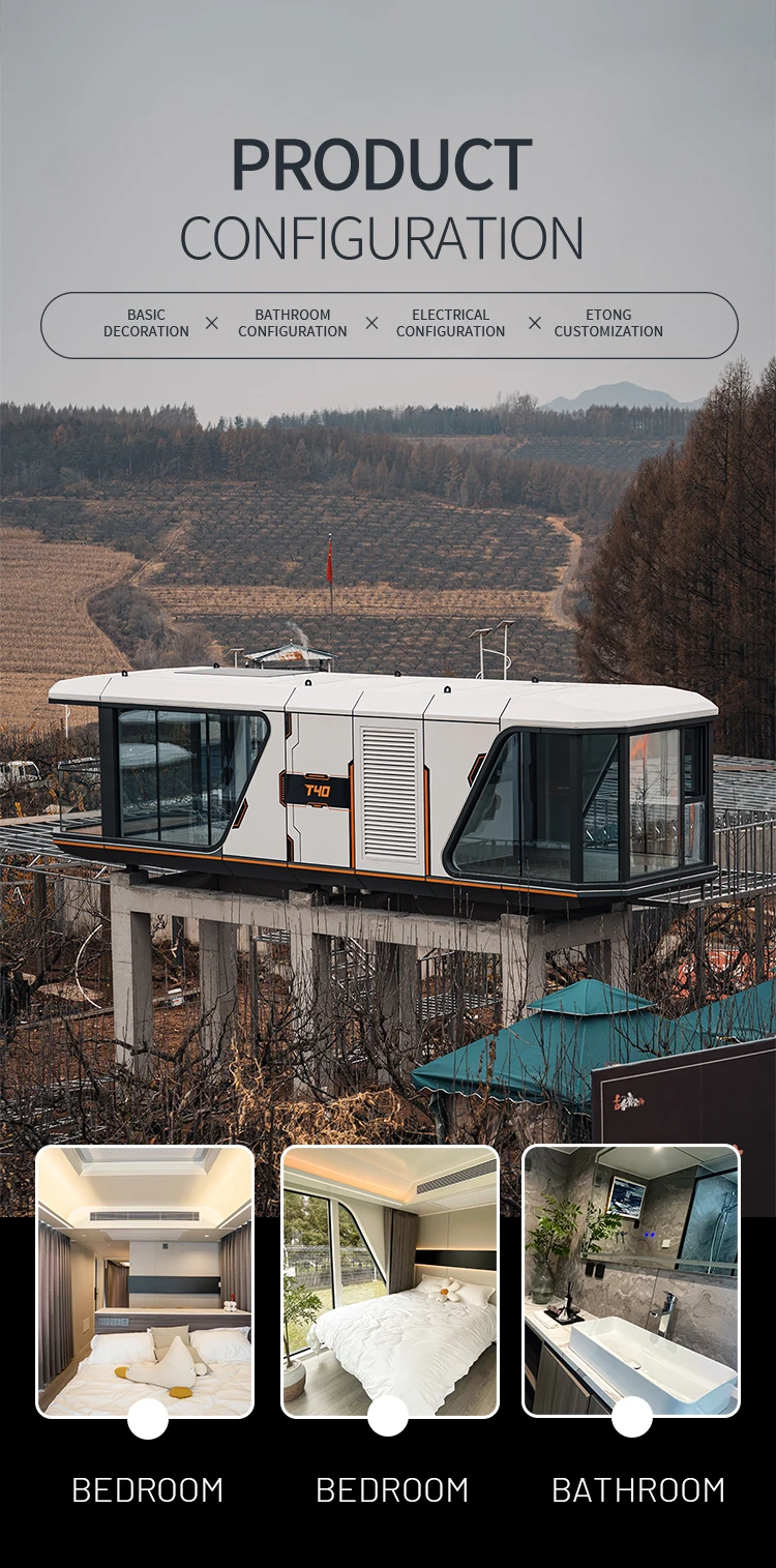 2024 Custom Prefabricated Module House Glamping Container House De Luxe ...
