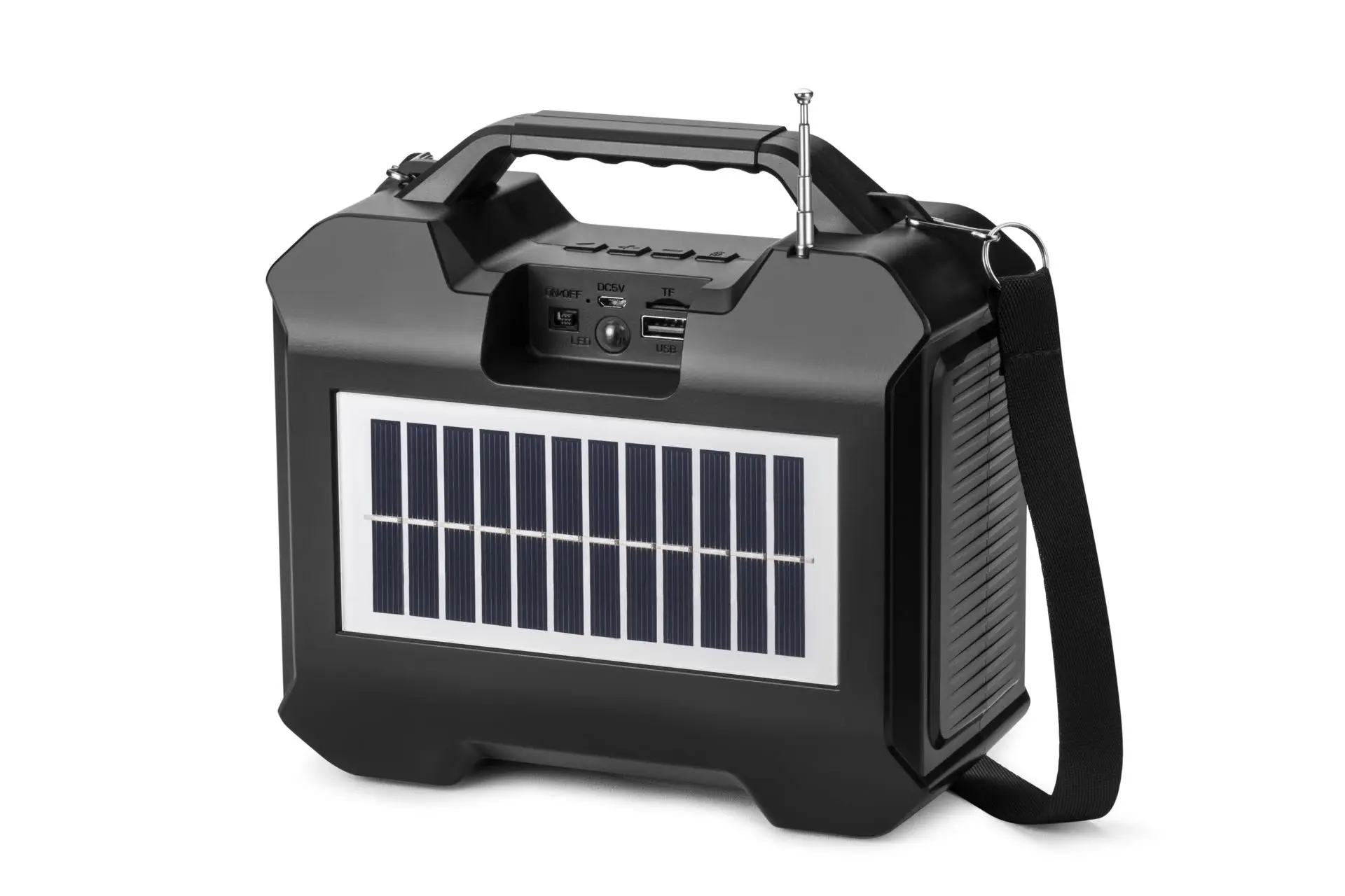 Big Size Subwoofer Speakers Portable Solar Powered Wireless Speaker ...
