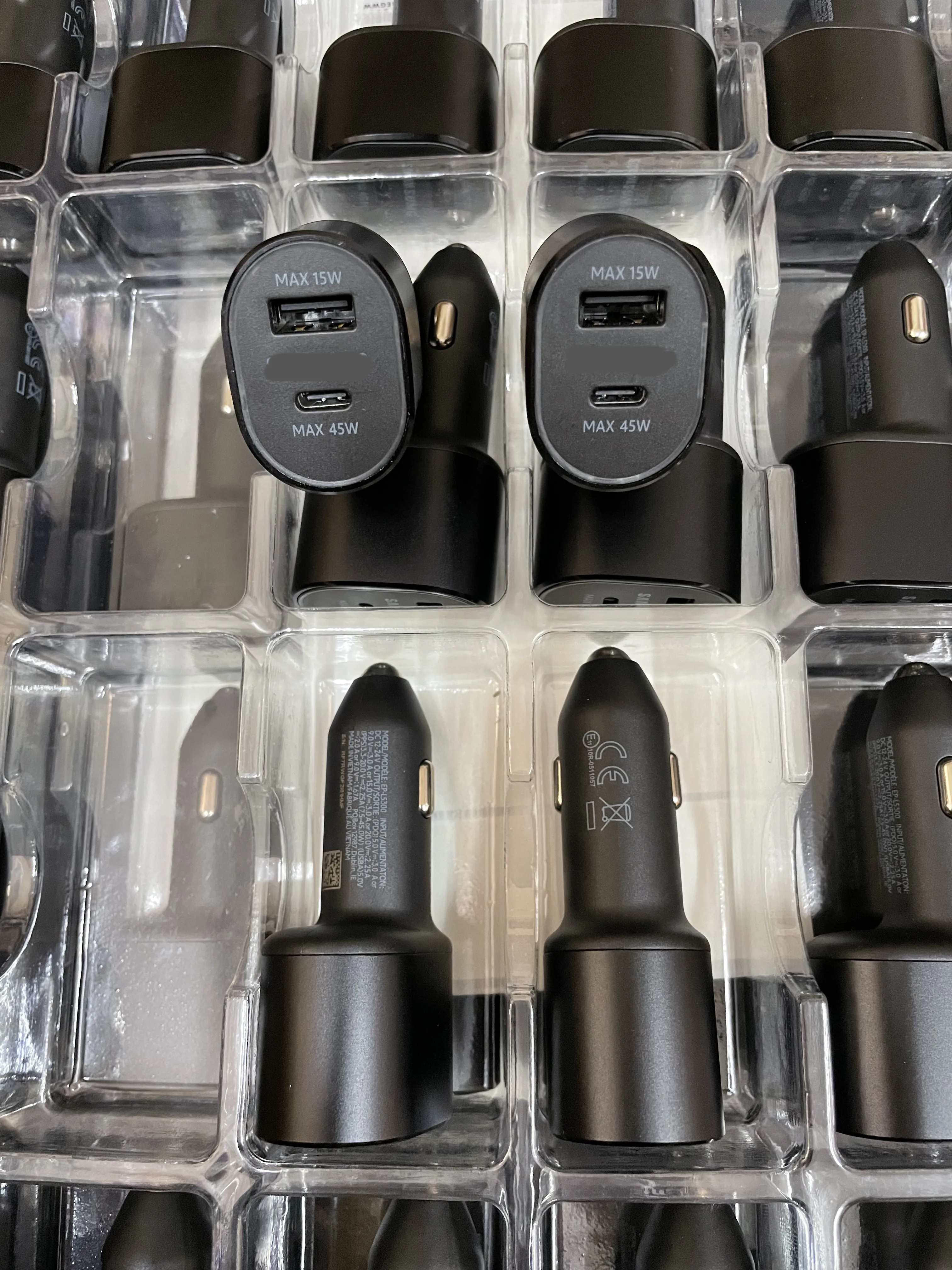 Super Fast Charging 2.0 Dual Port Car Chargeur Type C Cable 45W PD USB ...