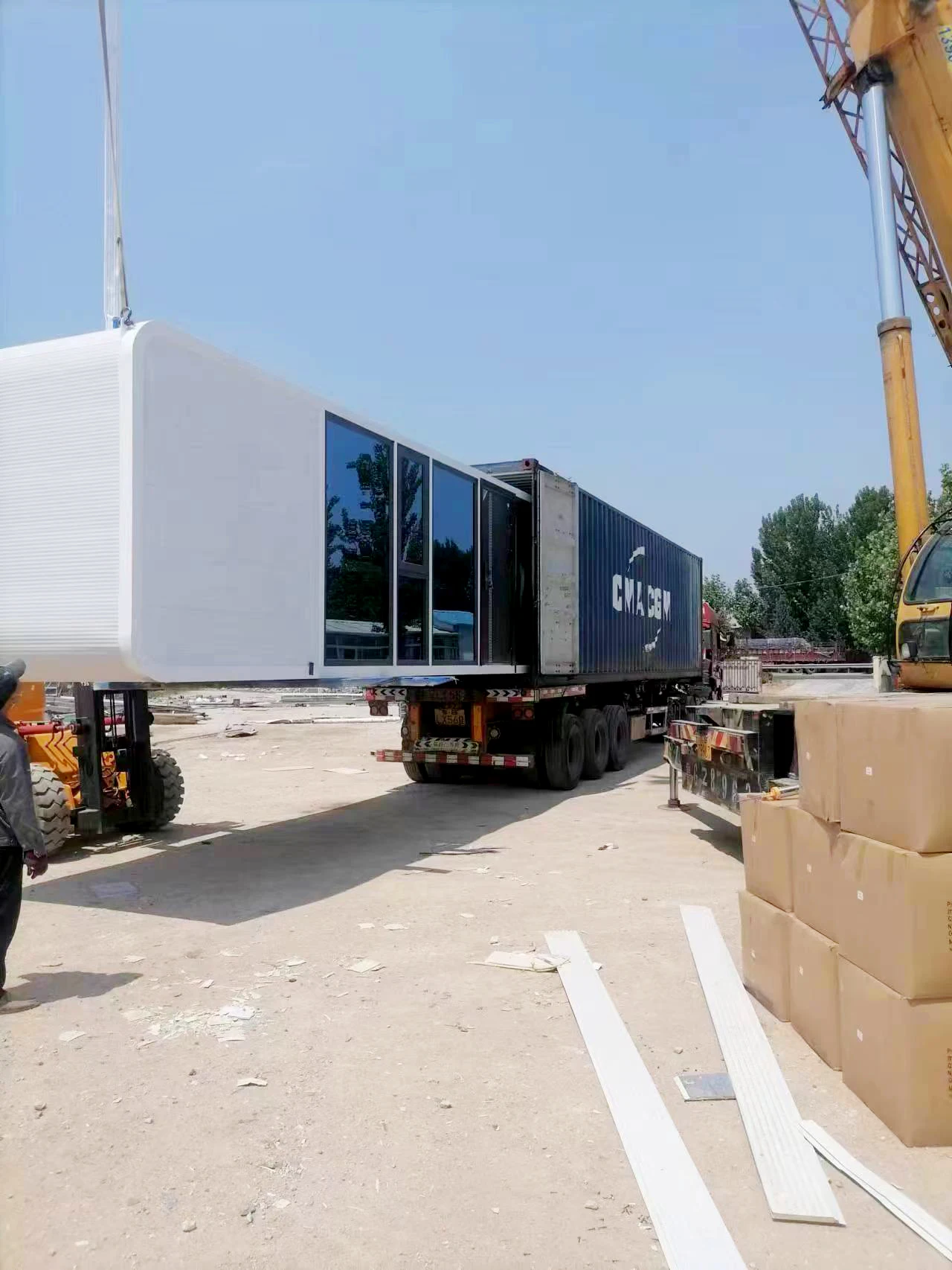 2024 Prefabricated Cabin Houses Movable Villa House 40 Ft Container For ...