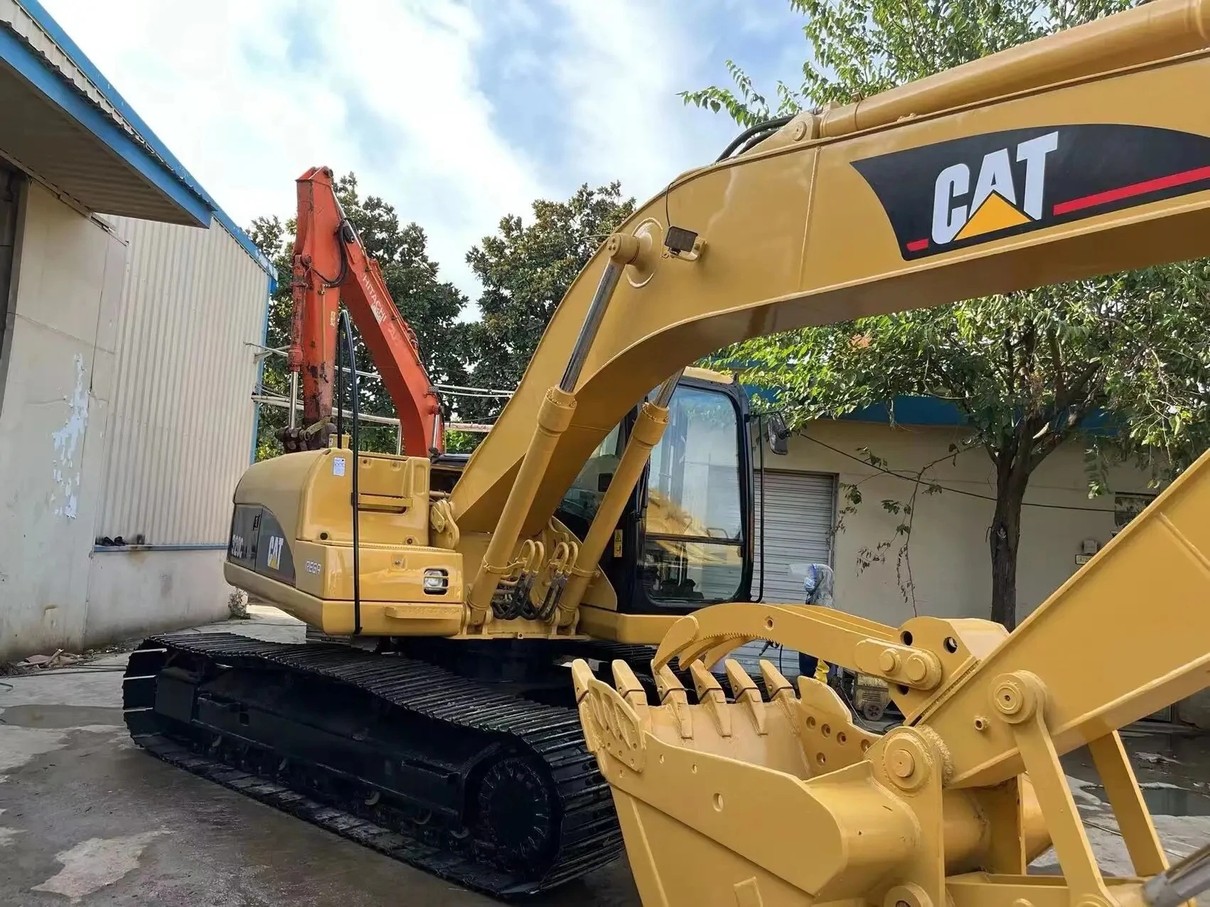 Used Excavator Cat 320c Caterpillar Original 20 Tons Hydraulic Crawler ...